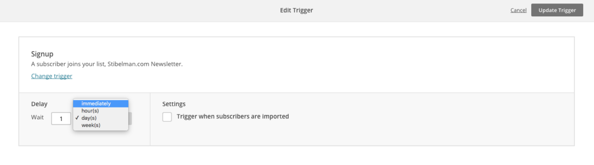 How To Use Mailchimps Email Automation Shay Stibelman The Blog